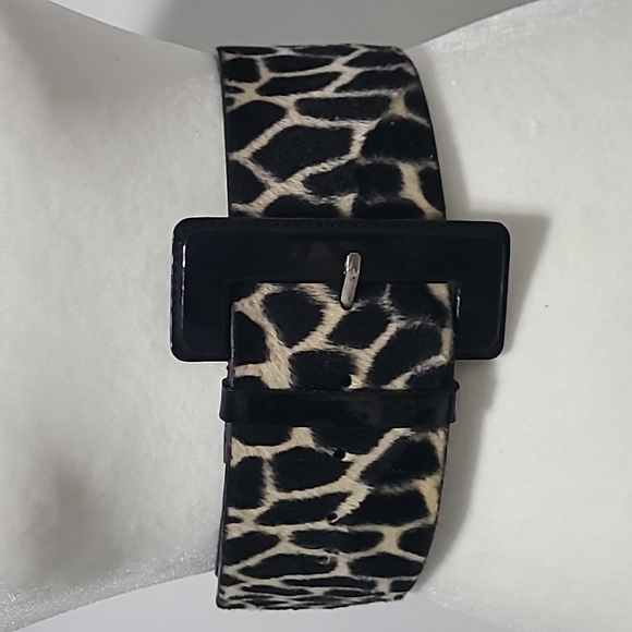 Vintage | Accessories | Vintage Faux Fur Animal Print Belt | Poshmark